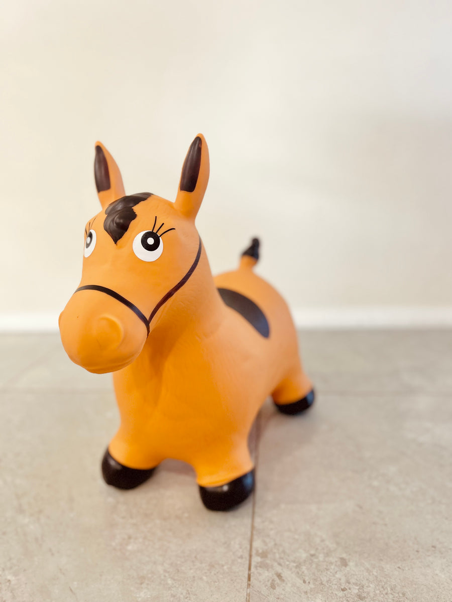 BOUNCY RIDER GINGER THE HORSE – Little Gumnuts
