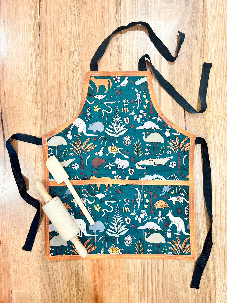 Kids Aprons Section 2 (ready to ship 9 options) – Little Gumnuts