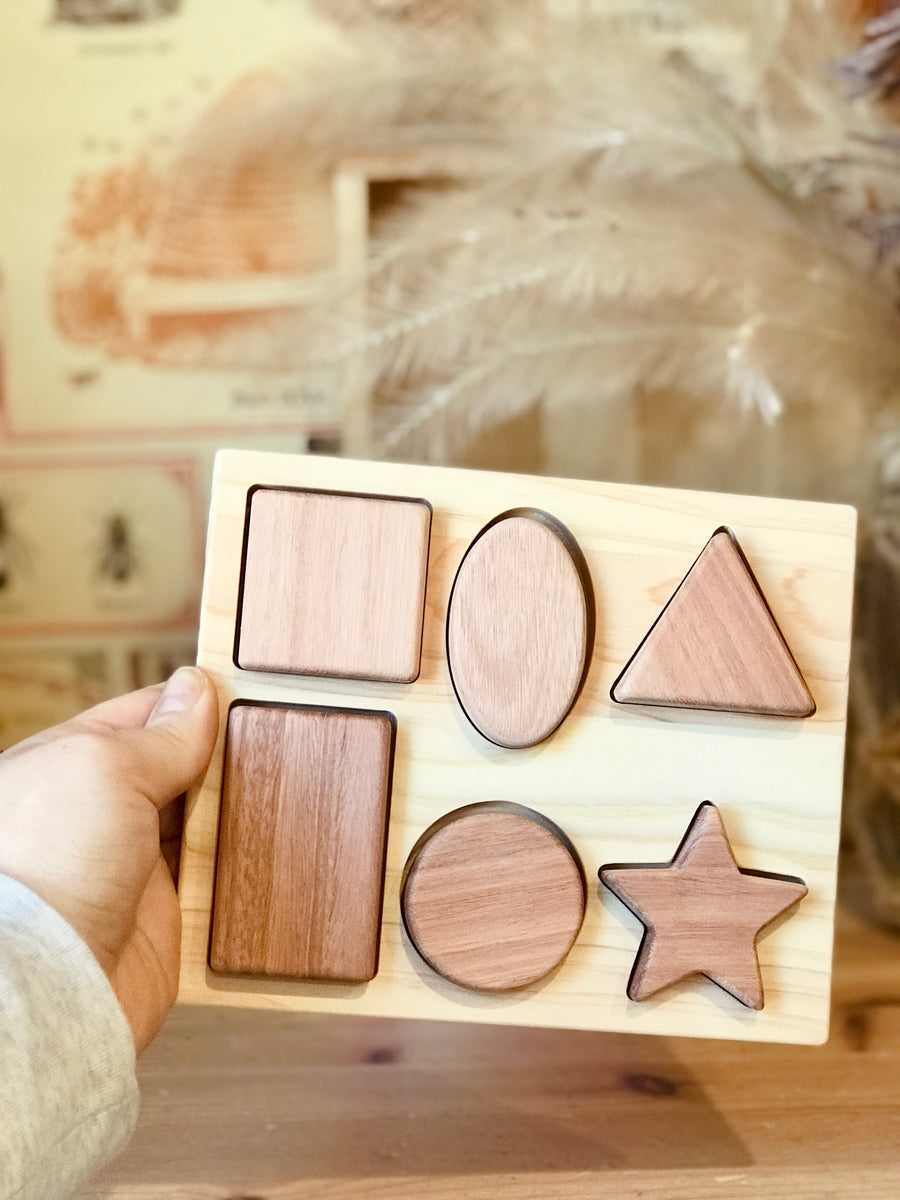 Chunky Shapes Puzzle – Little Gumnuts